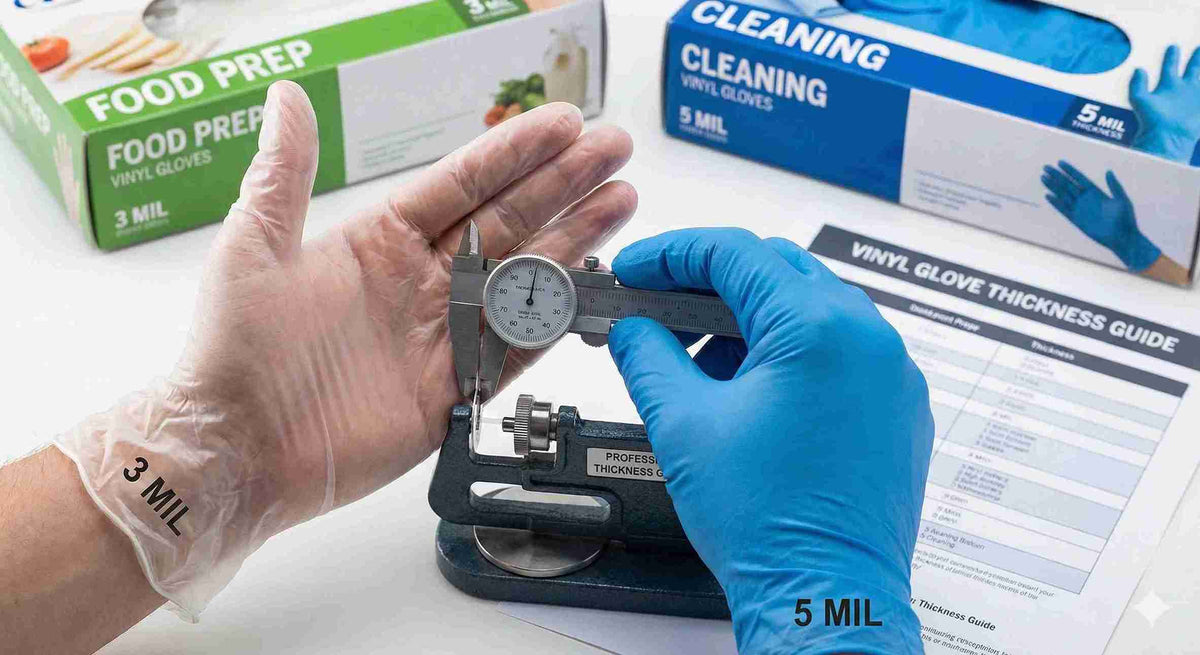 How to Choose Vinyl Gloves: Sizing & Thickness Options